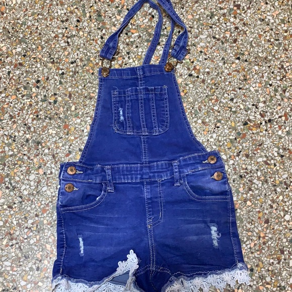 Soho | One Pieces | Soho Blue Shirt Overalls For Girl | Poshmark